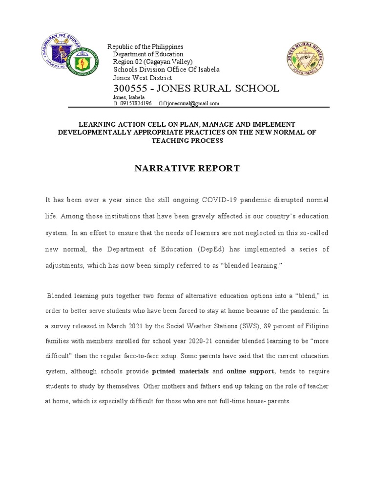 LAC Narrative | PDF | Cognition | Behavior Modification