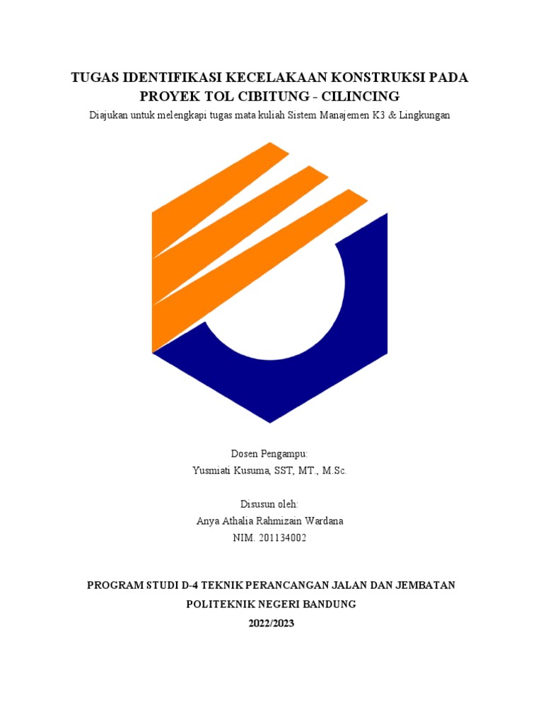 Tugas 2 SMK3L - Anya Athalia - 201134002 | PDF