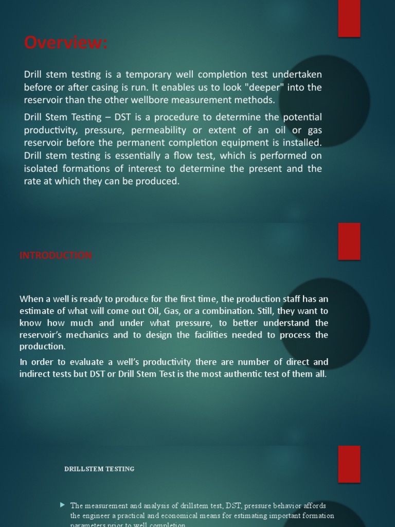 DST Job | PDF | Petroleum Reservoir | Pressure