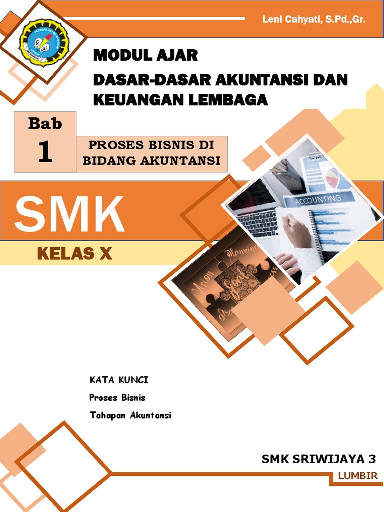 Modul Ajar Dasar-Dasar Akunt. Dan Keu. Lembaga - Aksi Nyata | PDF | Karier & Perkembangan | Bisnis
