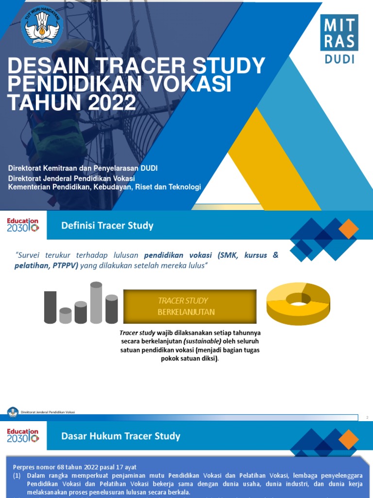 Paparan-BIMTEK-Desain Tracer Study | PDF