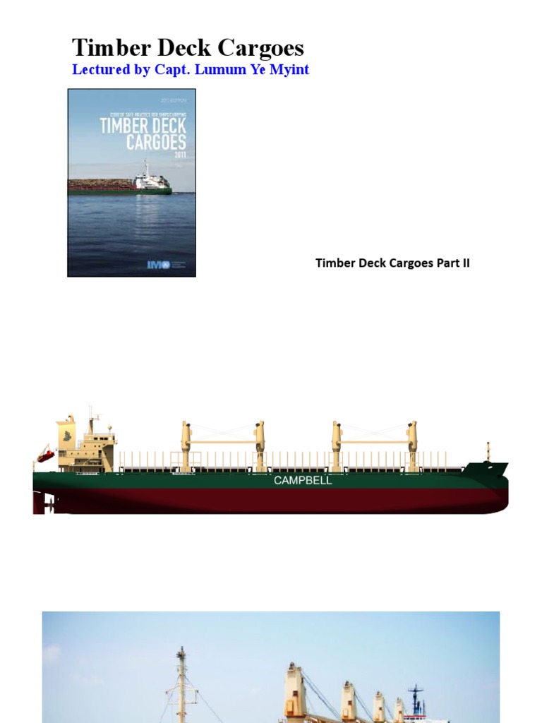 Timber Deck Cargo Guidelines | PDF | Technology & Engineering | History
