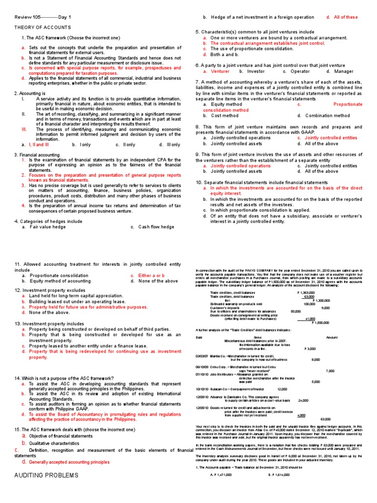 ASC Framework and Financial Accounting Review | PDF | Financial ...