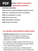 5S Workplace Productivity Quiz Answers | PDF