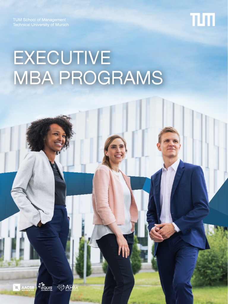 2209 TUM 3-In-1 Flyer Executive-MBA-programs sp-1 | PDF | Master Of ...