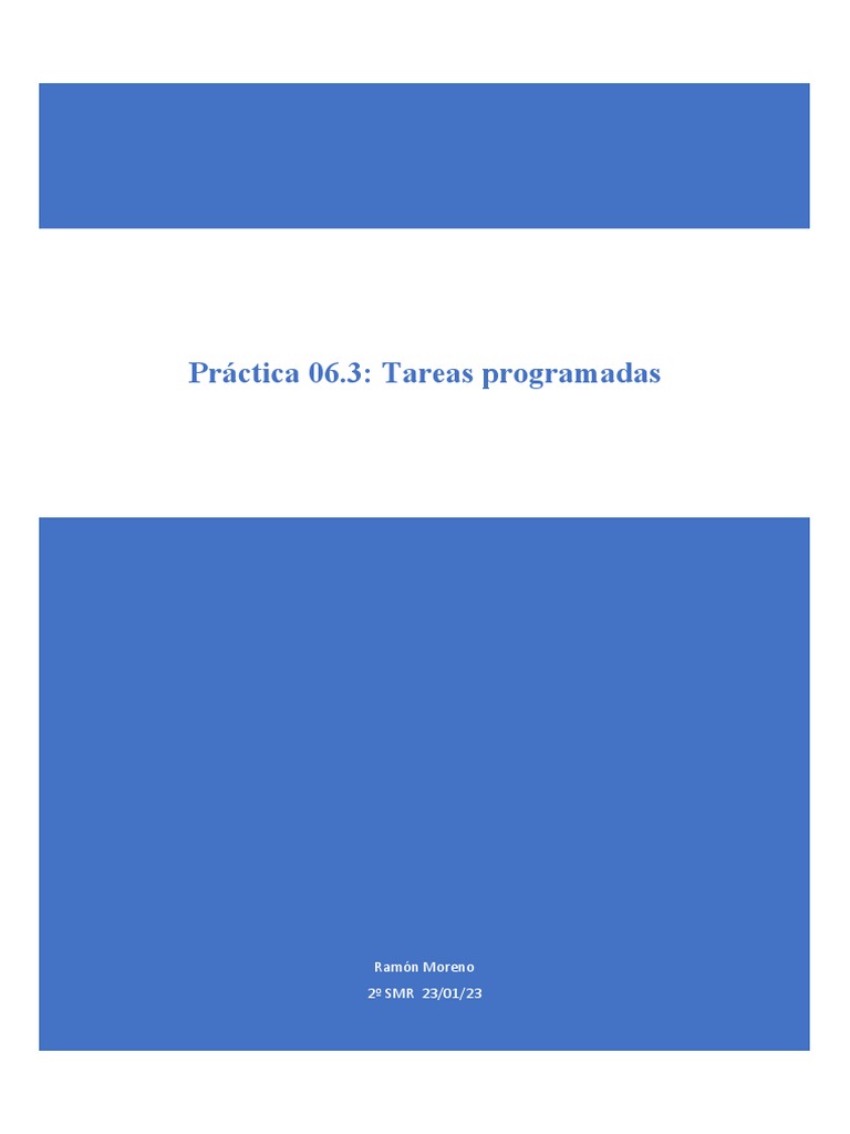 Programar Tareas en Windows: Guía Práctica | PDF | Crecimiento personal ...