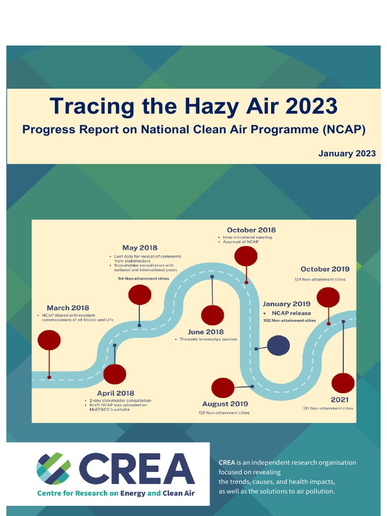 Tracing The Hazy Air 2023 - Progress Report On National Clean Air ...