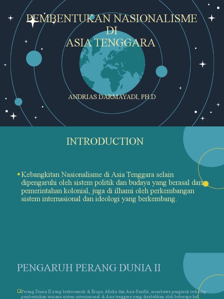 Pembentukan Nasionalisme Di ASEAN | PDF