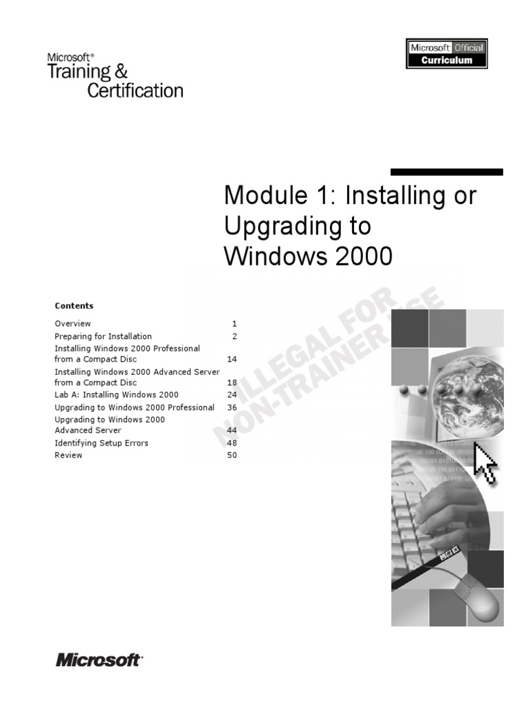 Course 2152 Module 1 | PDF | Windows 2000 | File System