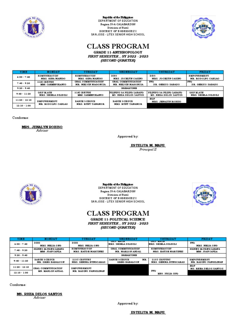 Class Prog Filipino Group | PDF