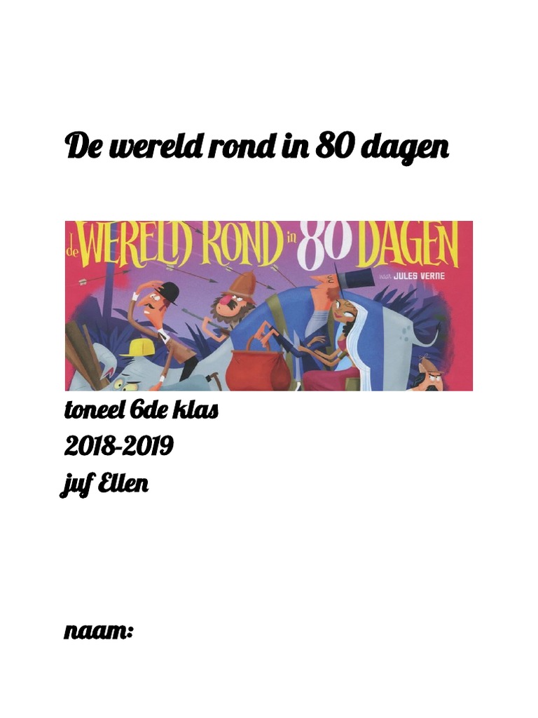 De Wereld Rond in 80 Dagen | PDF