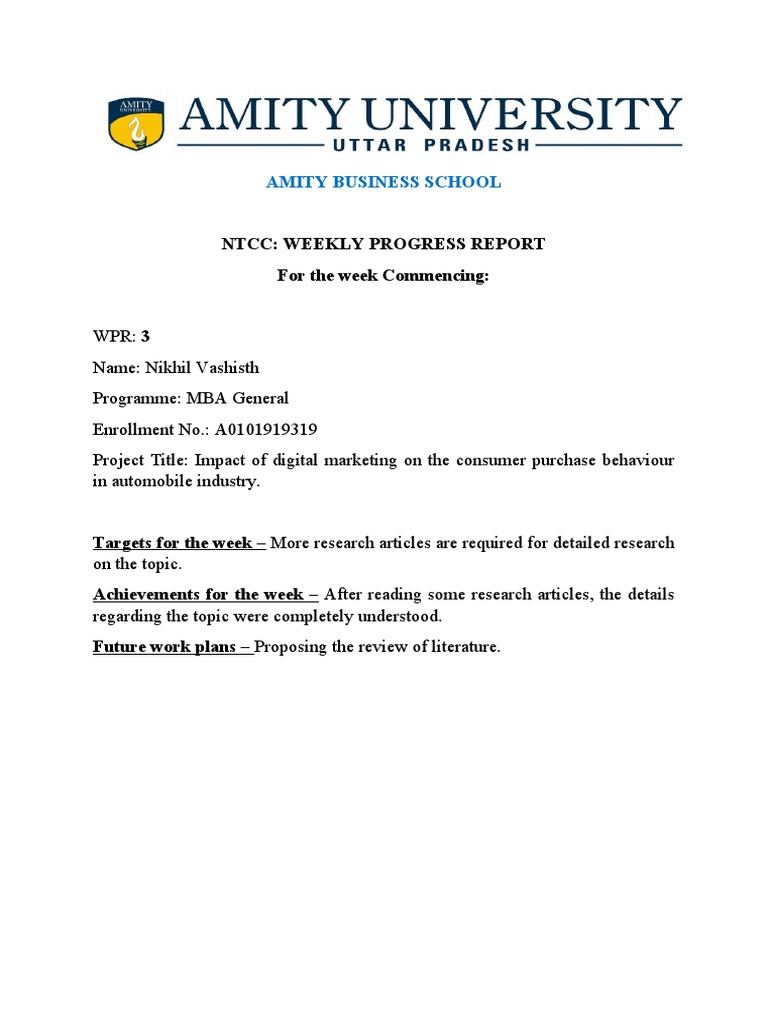 WPR - 3 Dissertation..... | PDF | Business