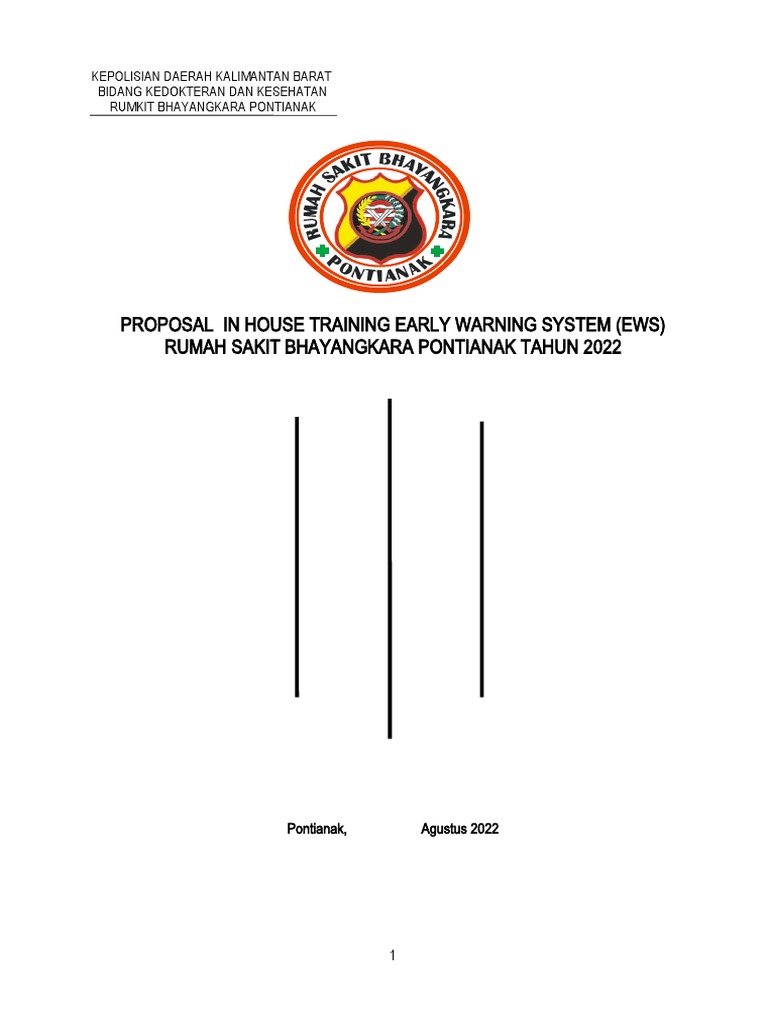 Proposal in House Training Early Warning System (Ews) | PDF