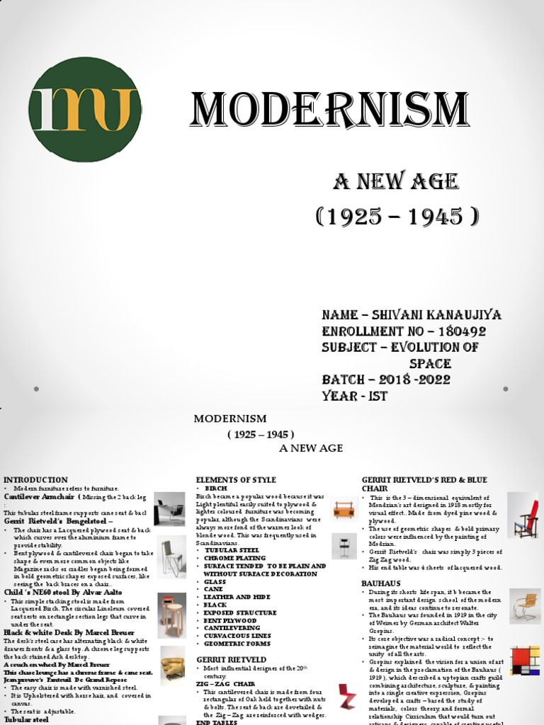 Moderism | PDF | Chair | Furniture