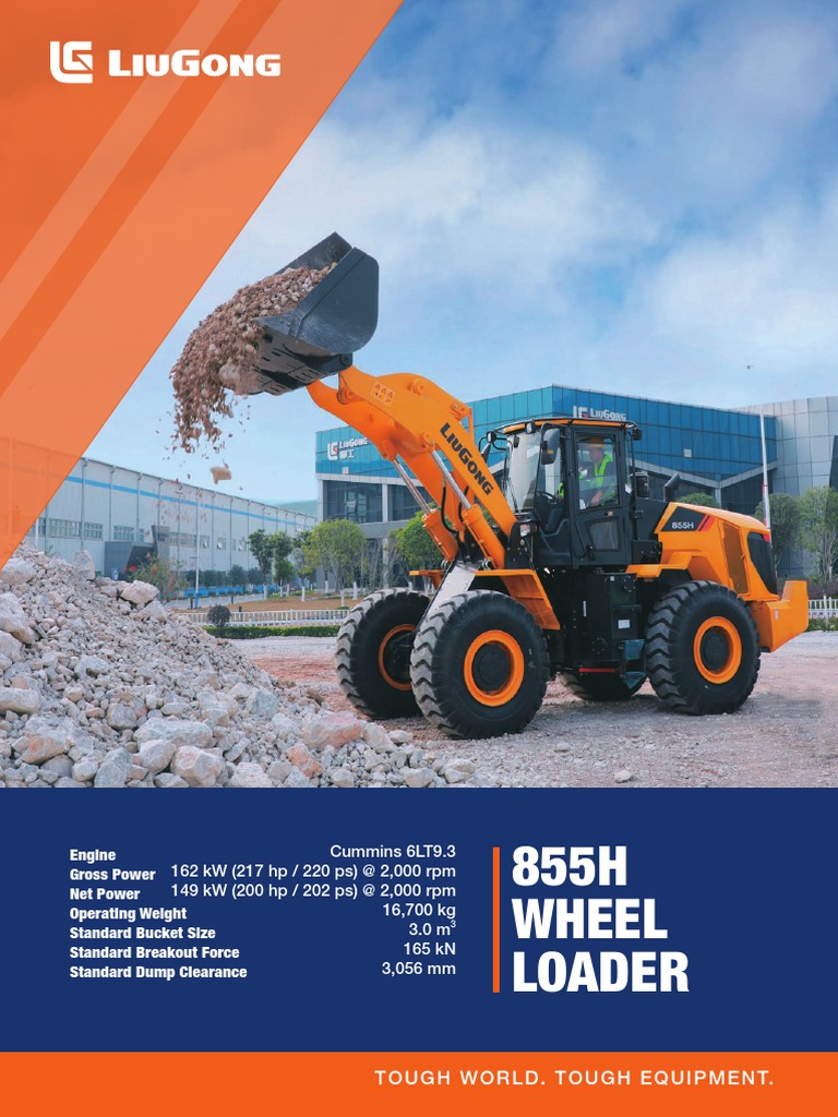 855H Wheel Loader: Tough World. Tough Equipment | PDF