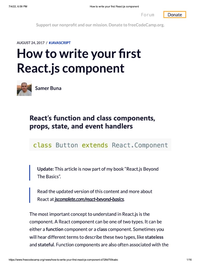 React Intro | PDF