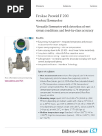 Endress-Hauser Proline Promag P 300 5P3B EN | PDF | Flow Measurement ...