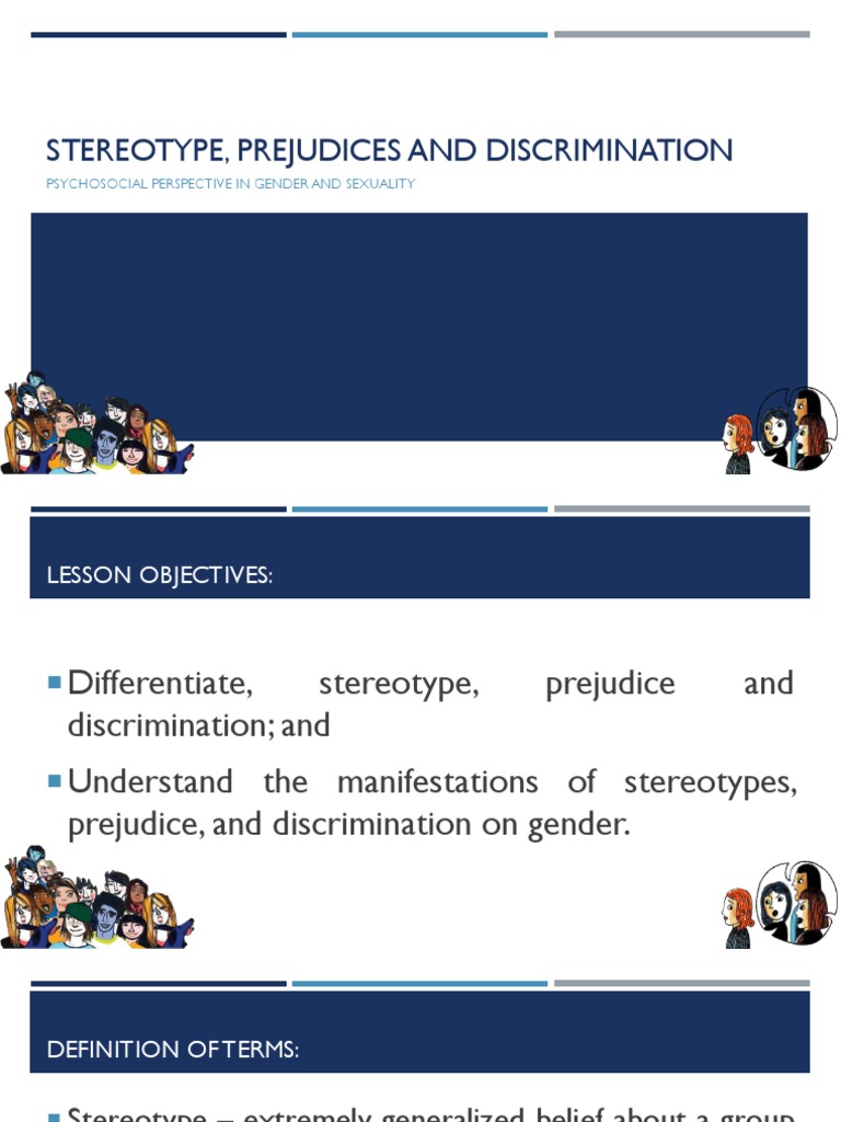 Understanding Stereotypes and Prejudice | PDF | Discrimination | Prejudices