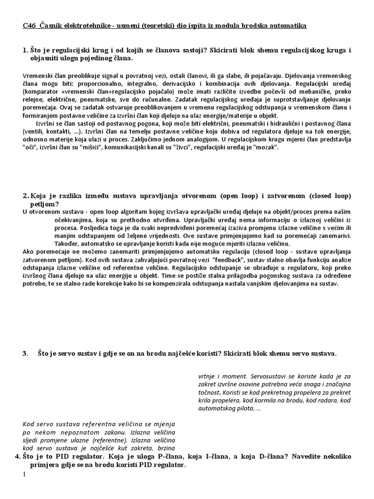 C46 - Časnik Elektrotehnike - Automatika | PDF