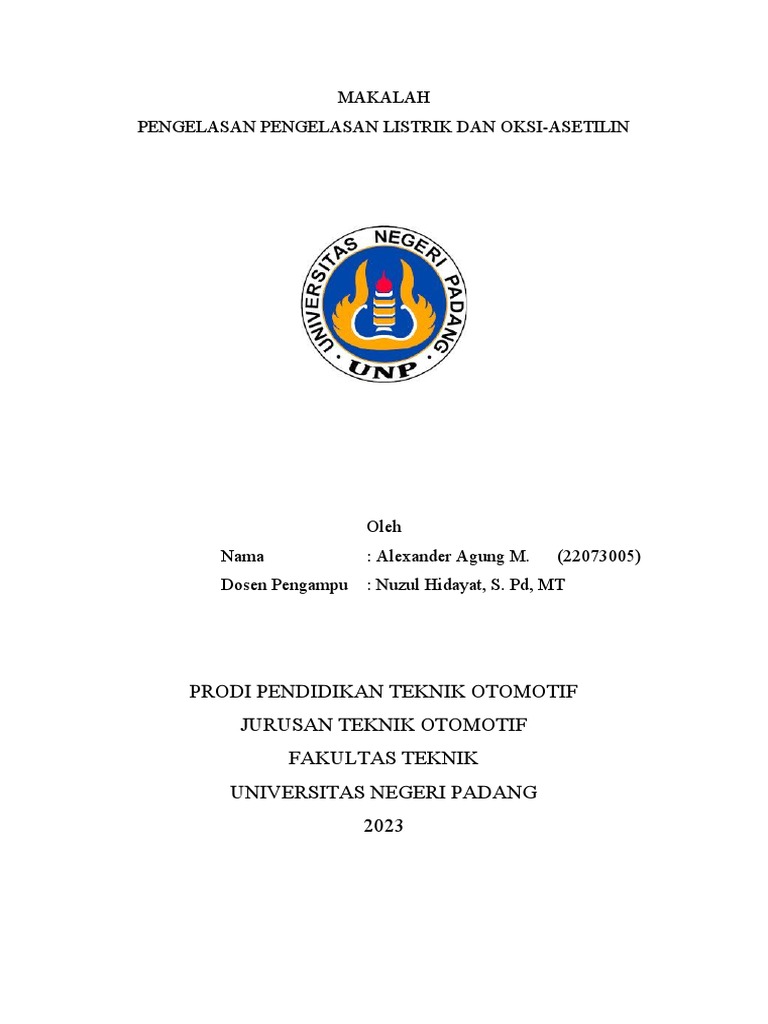 Laporan Bengkel LAS LISTRIK DAN LAS ASET | PDF