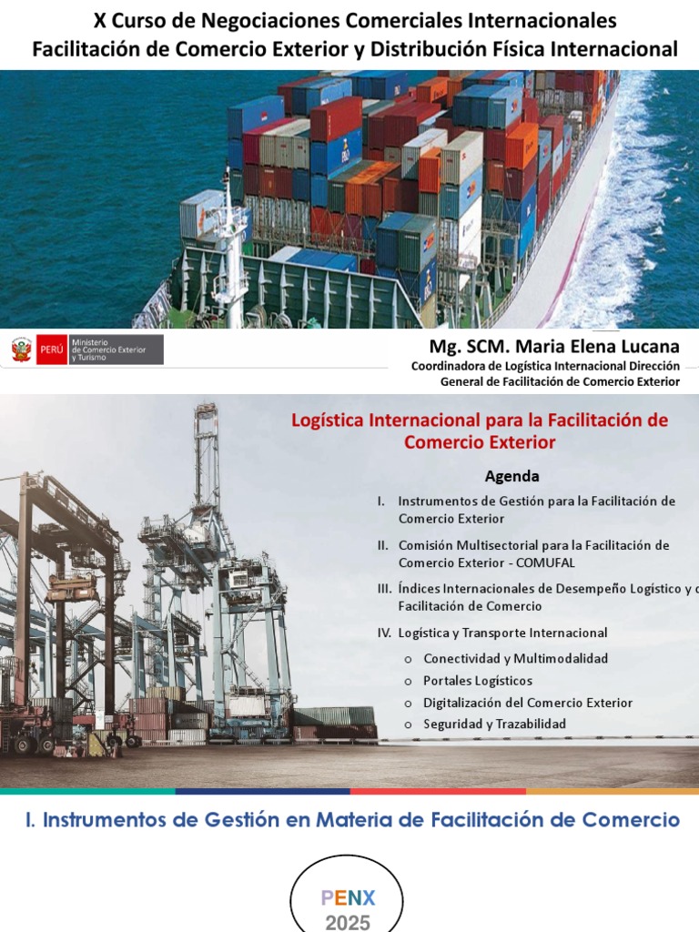 2023 Cnci Facilitación de Comercio Exterior Logistica VF | PDF ...