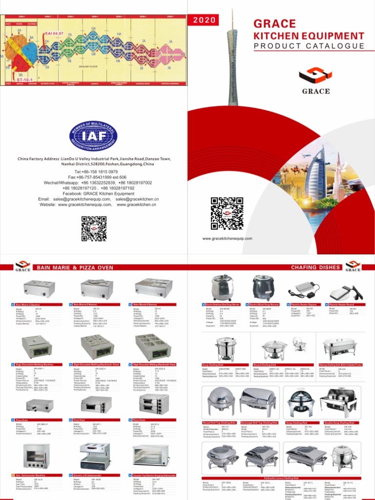 GRACE Kitchen Equipment-2020 | PDF