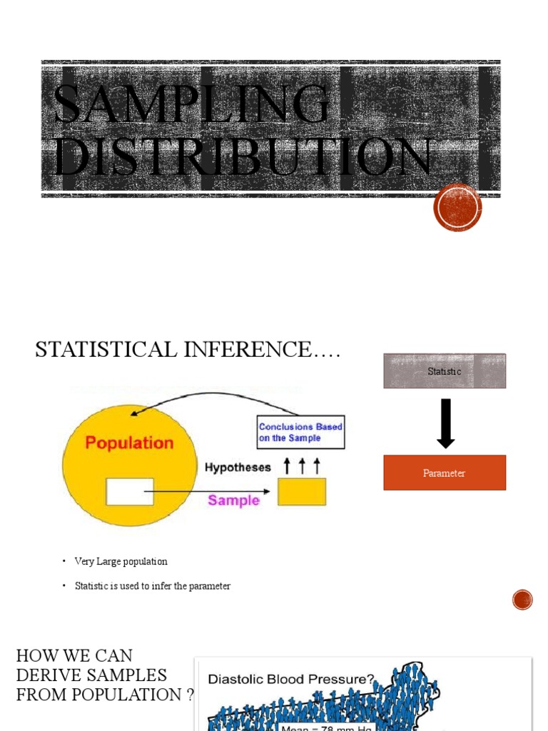 Session 03 Sampling Distribution Pdf Estimator Sampling Statistics