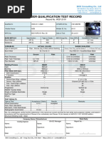 PQR Editable Sample | PDF | Welding | Construction