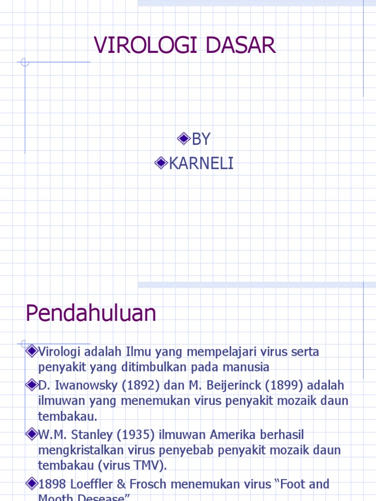 Virologi Dasar Untuk Kebidanan | PDF