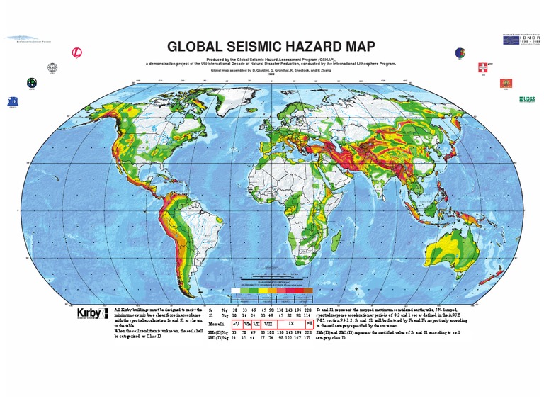 Global Seismic Hazard Map r1 | PDF
