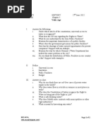 Grade 6 - CH - 1 - History - Worksheet | PDF