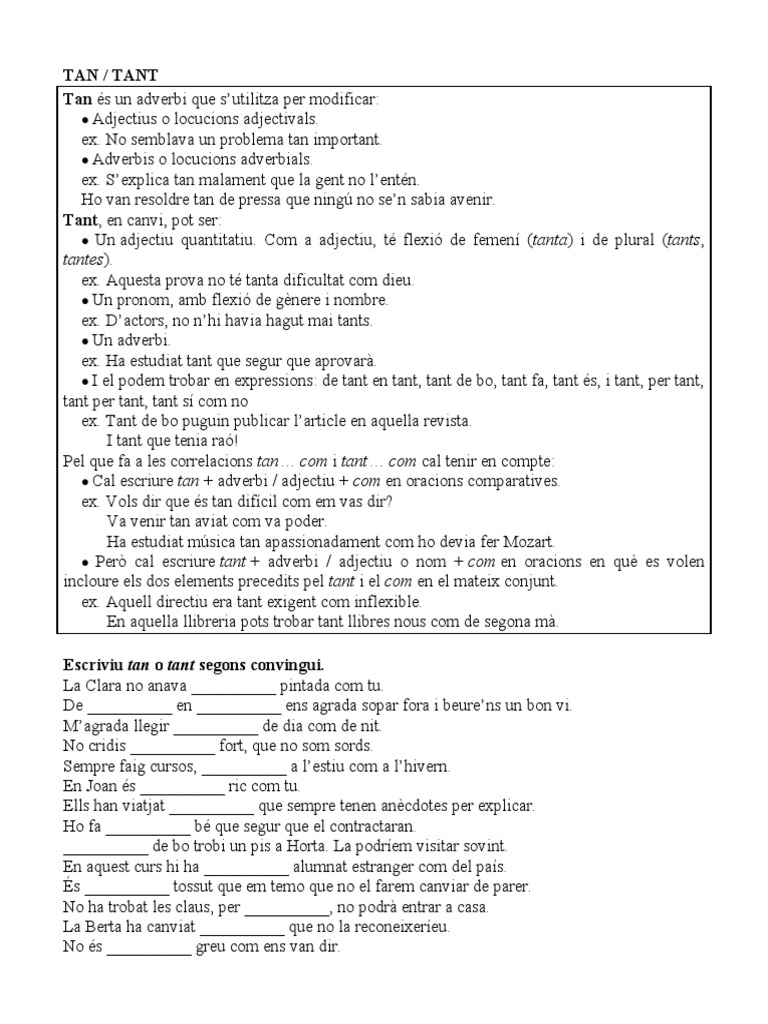 Tant o Tan | PDF