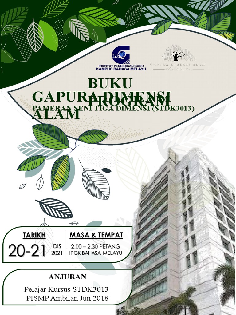 Draf 3 - Buku Program Gapura Dimensi Alam STDK3013 | PDF