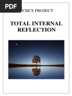 Physics Project On Total Internal Reflection | PDF | Transmission ...
