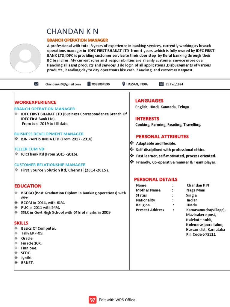 Chandan CV Updated | PDF