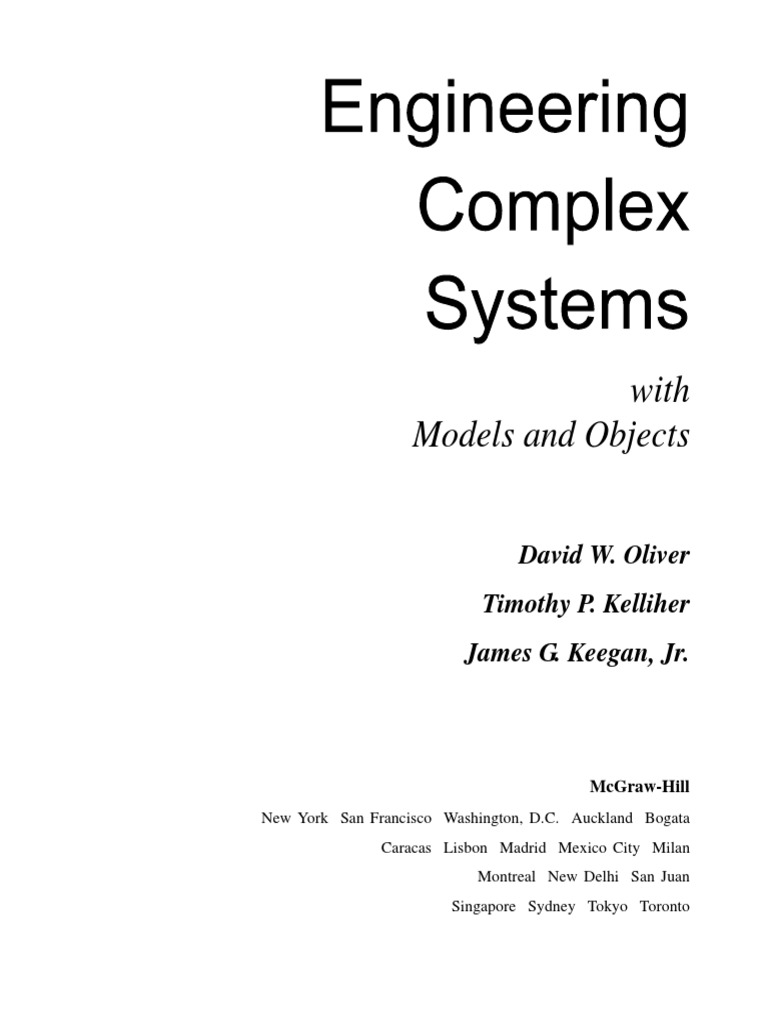 Engineering Complex Systems19623906.90235431 | PDF | Systems Engineering | Conceptual Model