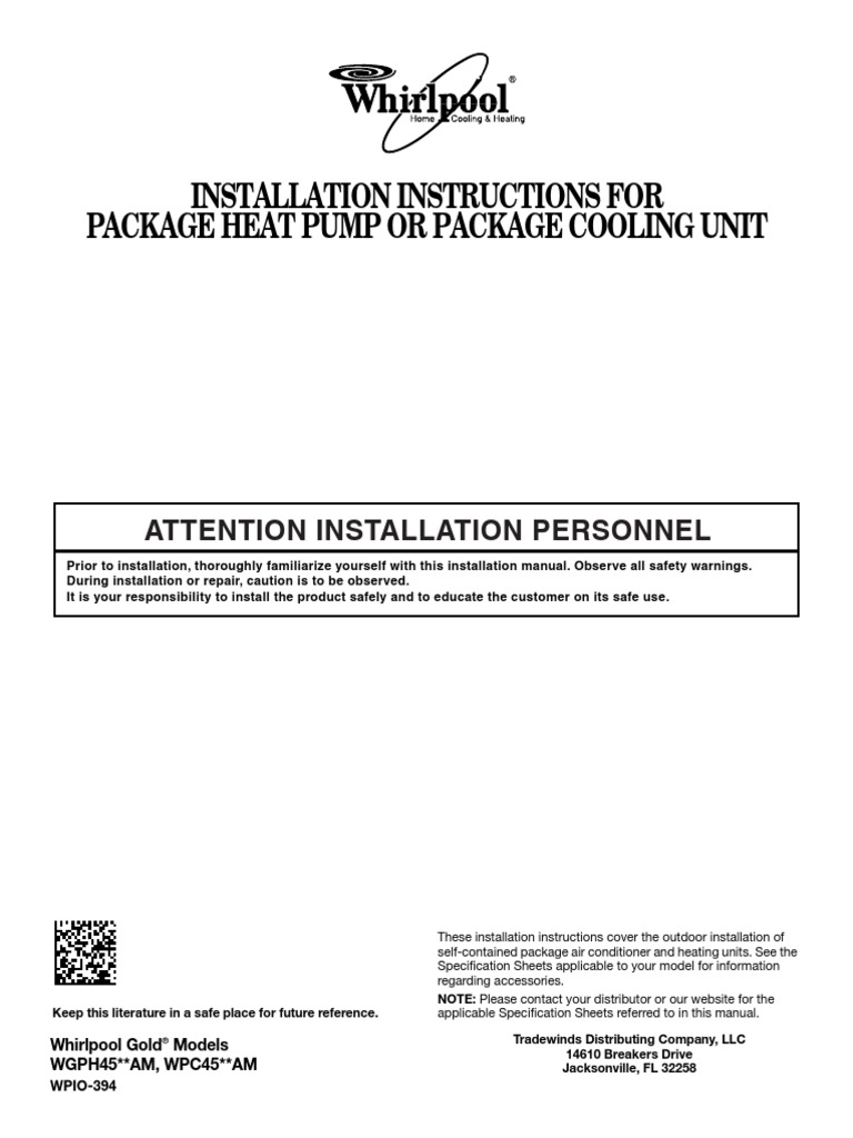 Installation Instructions 99232 | PDF | Duct (Flow) | Thermostat