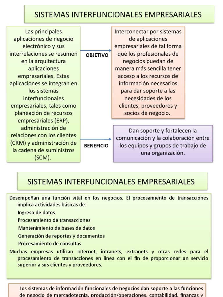 Sistemas Interfuncionales Empresariales Gabriela Alfonzo | PDF ...