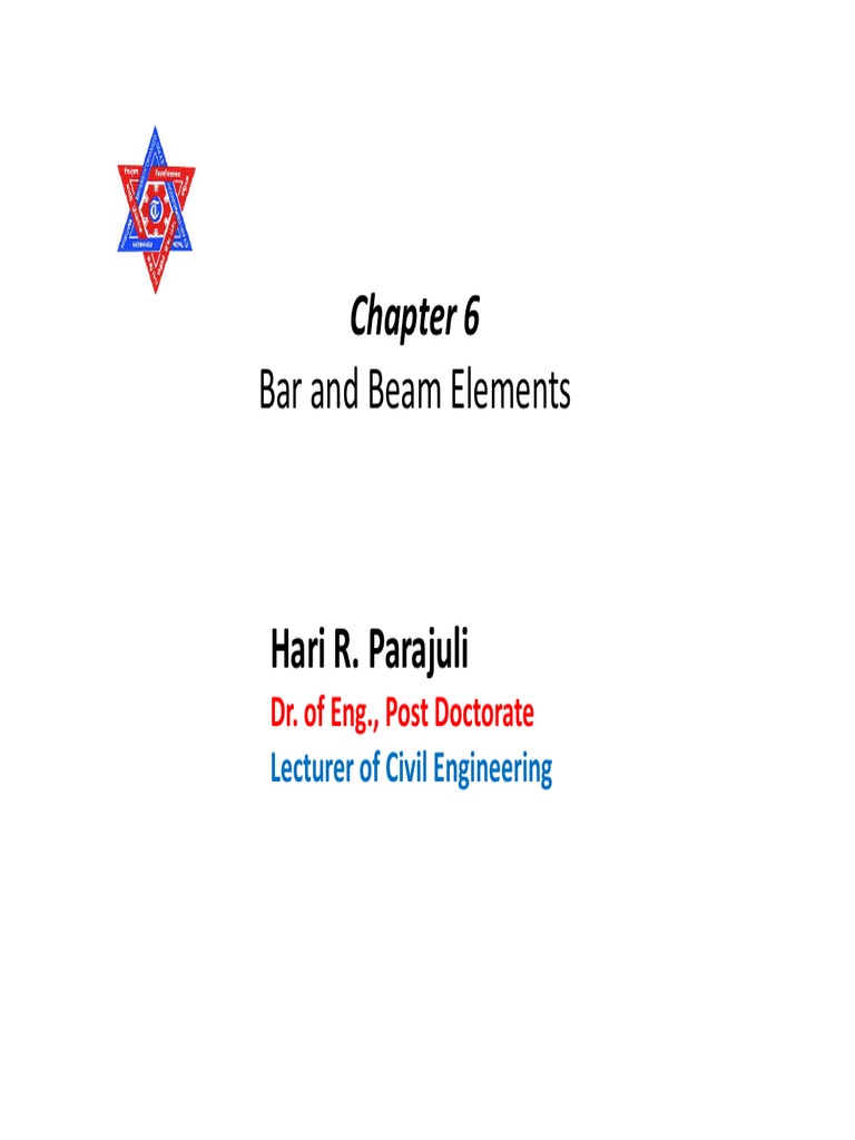 Bar and Beam Element Analysis | PDF | Coordinate System | Linear Algebra