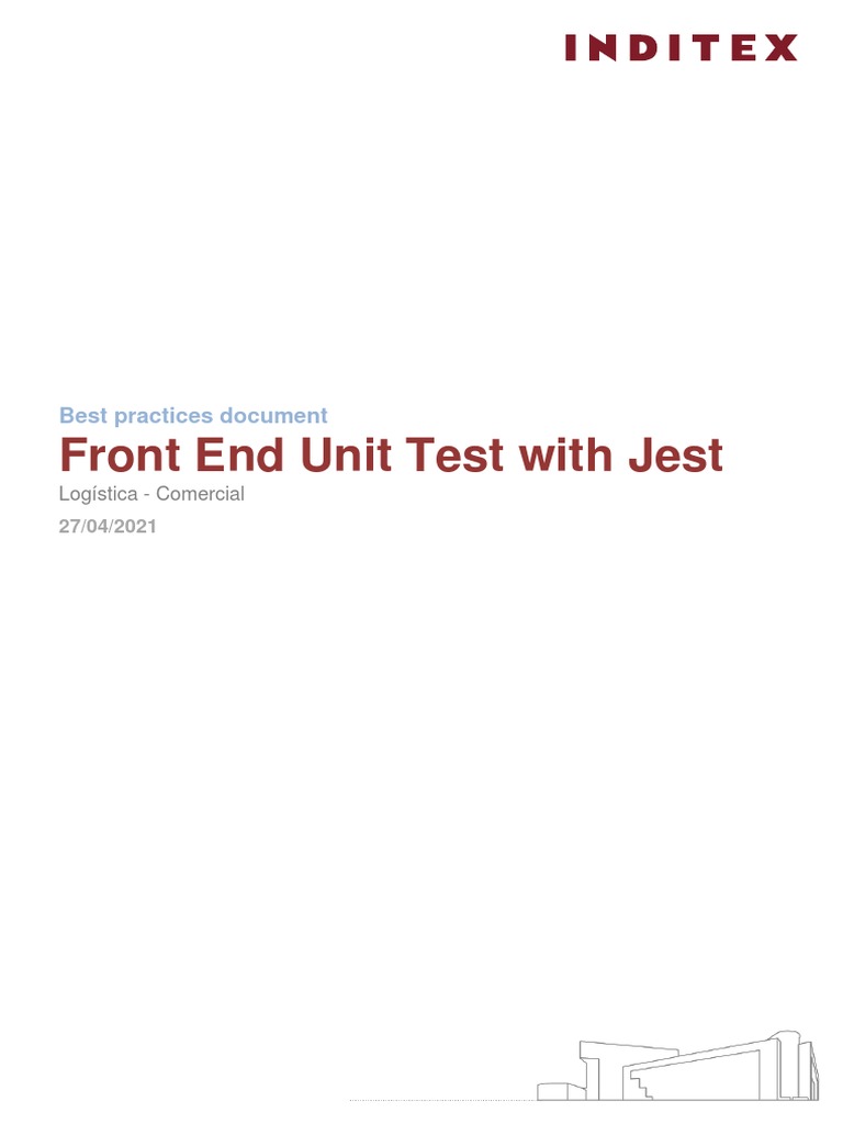 Fe Unit Testing With Jest Best Practices Pdf Unit Testing Subroutine