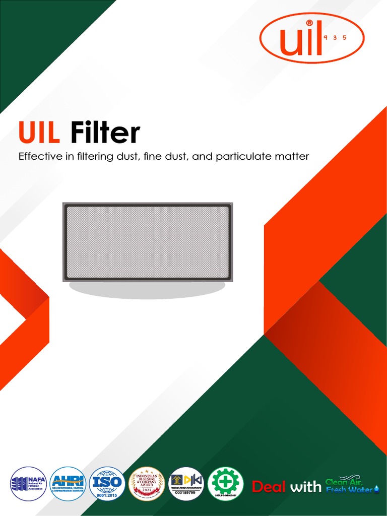 UIL Filter | PDF | Particulates | Dust