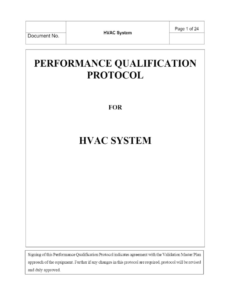 HVAC Performance Qualification | PDF