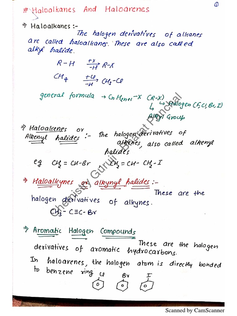 Organic Chemistry Short Notes 12th | PDF | Rna | Amino Acid