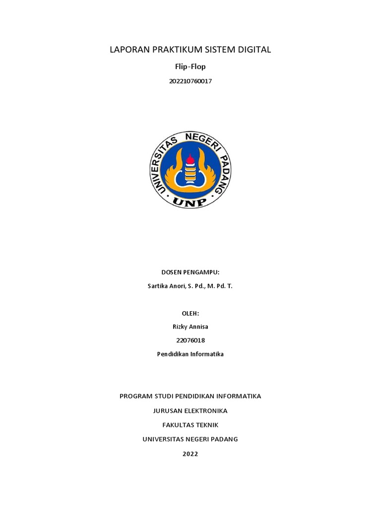 Prak Sistem Digital - 8 | PDF | Teknologi & Rekayasa