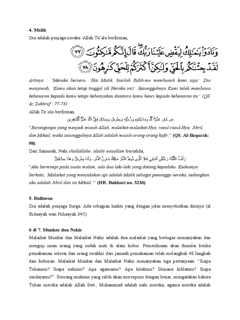 Malaikat Malik | PDF