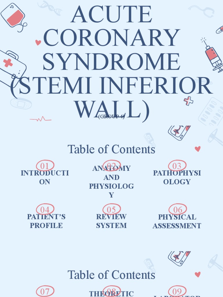 Acs Stemi Inferior Wall 1 | PDF | Myocardial Infarction | Heart