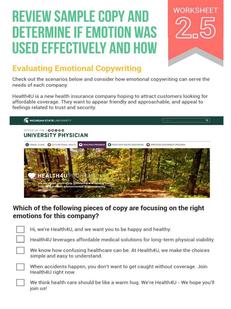 Evaluating Emotional Copywriting | PDF | Feeling | Emotions