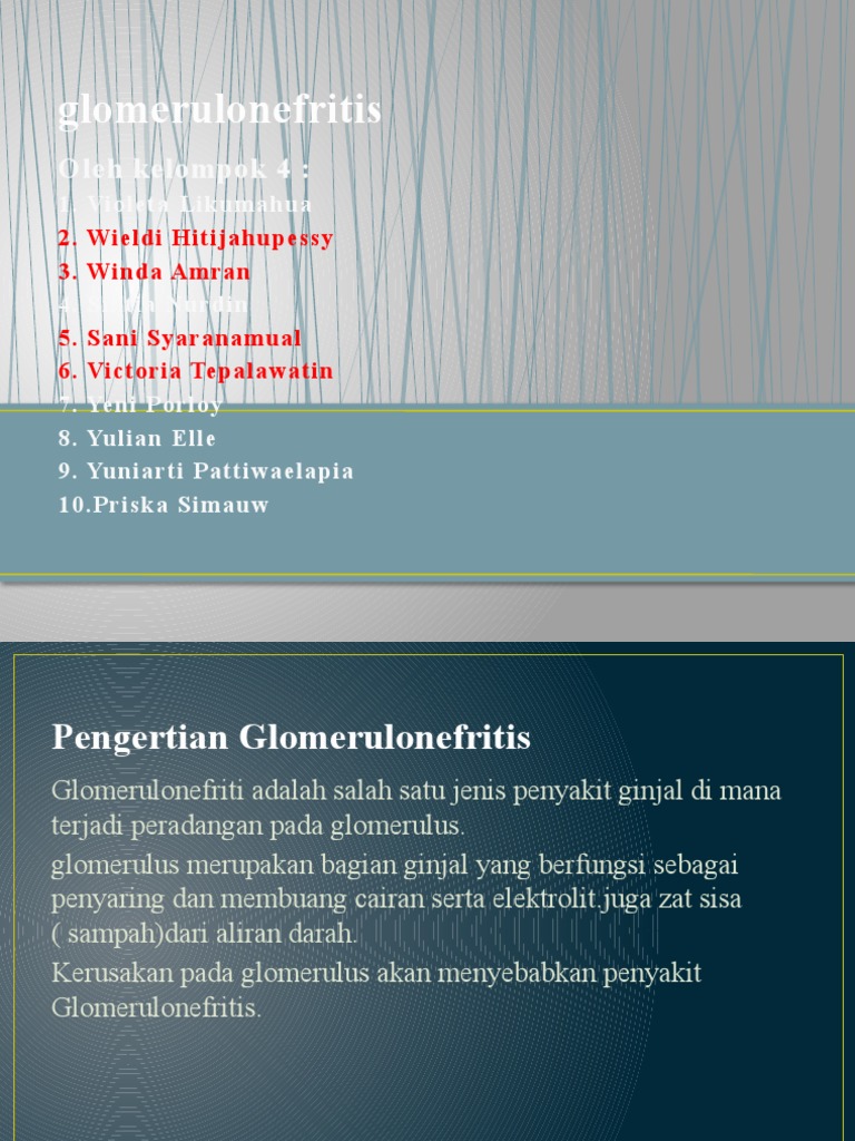 PP Glomerulonefritis | PDF