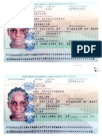 Passport Front Page | PDF