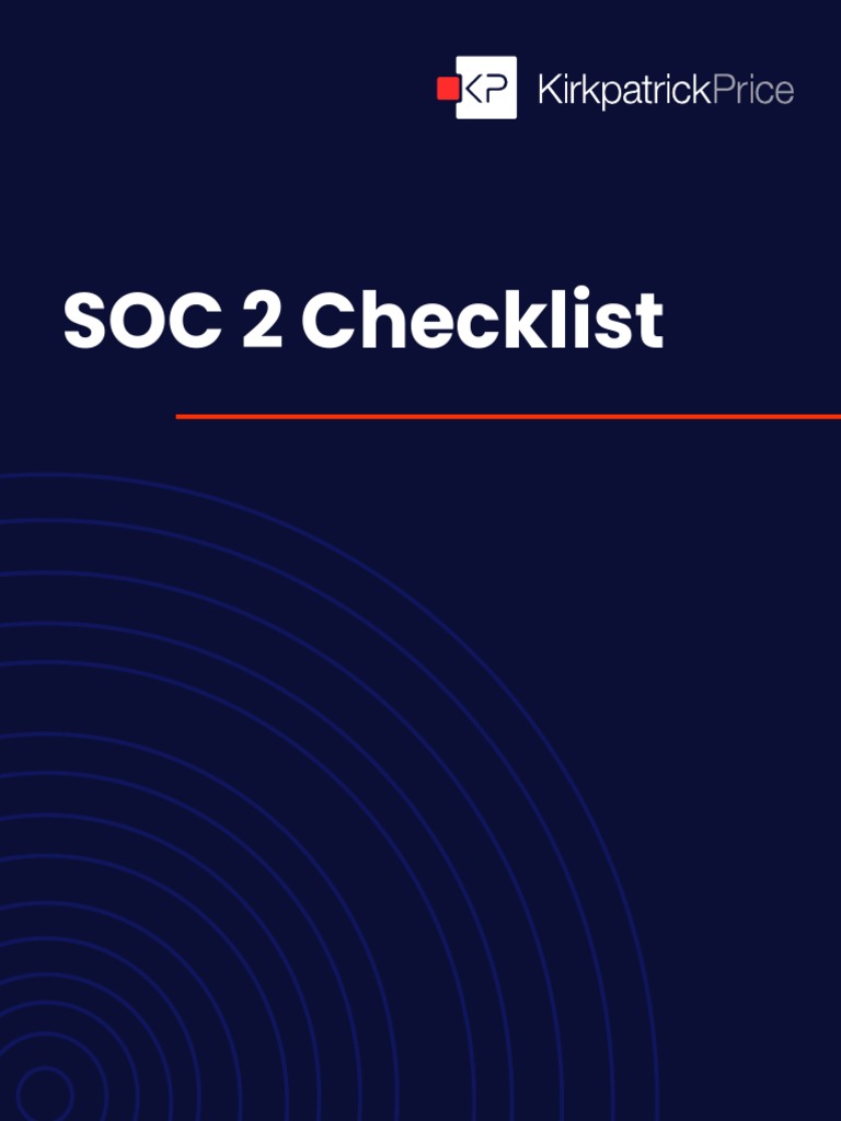 SOC 2 Checklist Final | PDF | Audit | System On A Chip